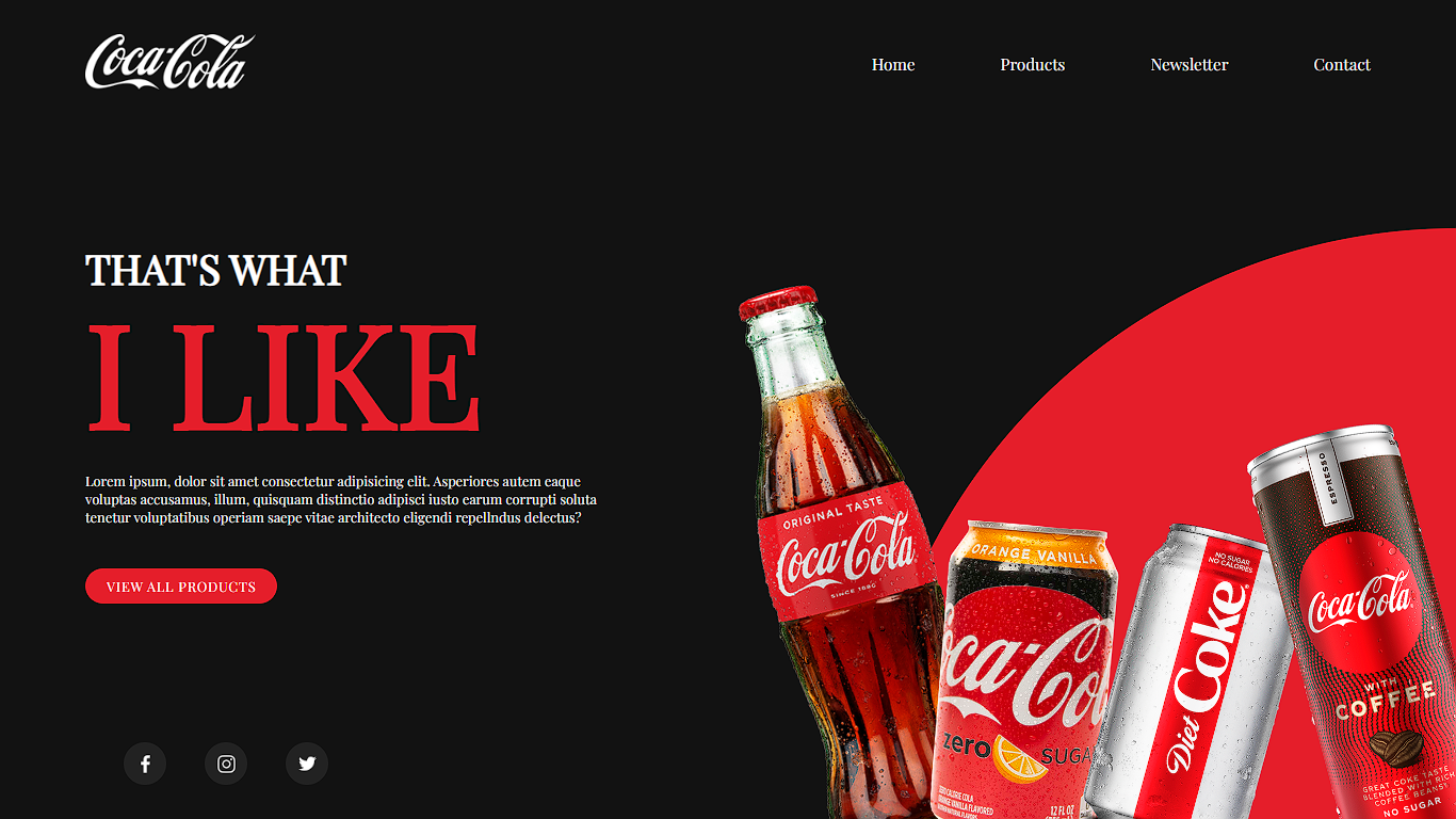 GitHub - Guilhermejf/landing-page-coca