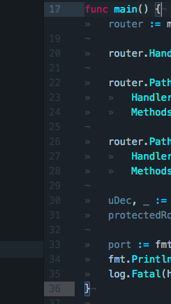 line number after open bracket disappears while showing matching bracket · Issue #16 · Yummygum ...