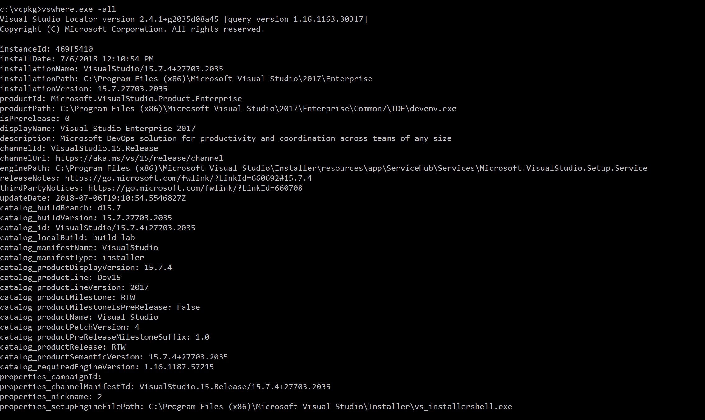 bootstrap does not find msvc · Issue #3881 · microsoft/vcpkg · GitHub