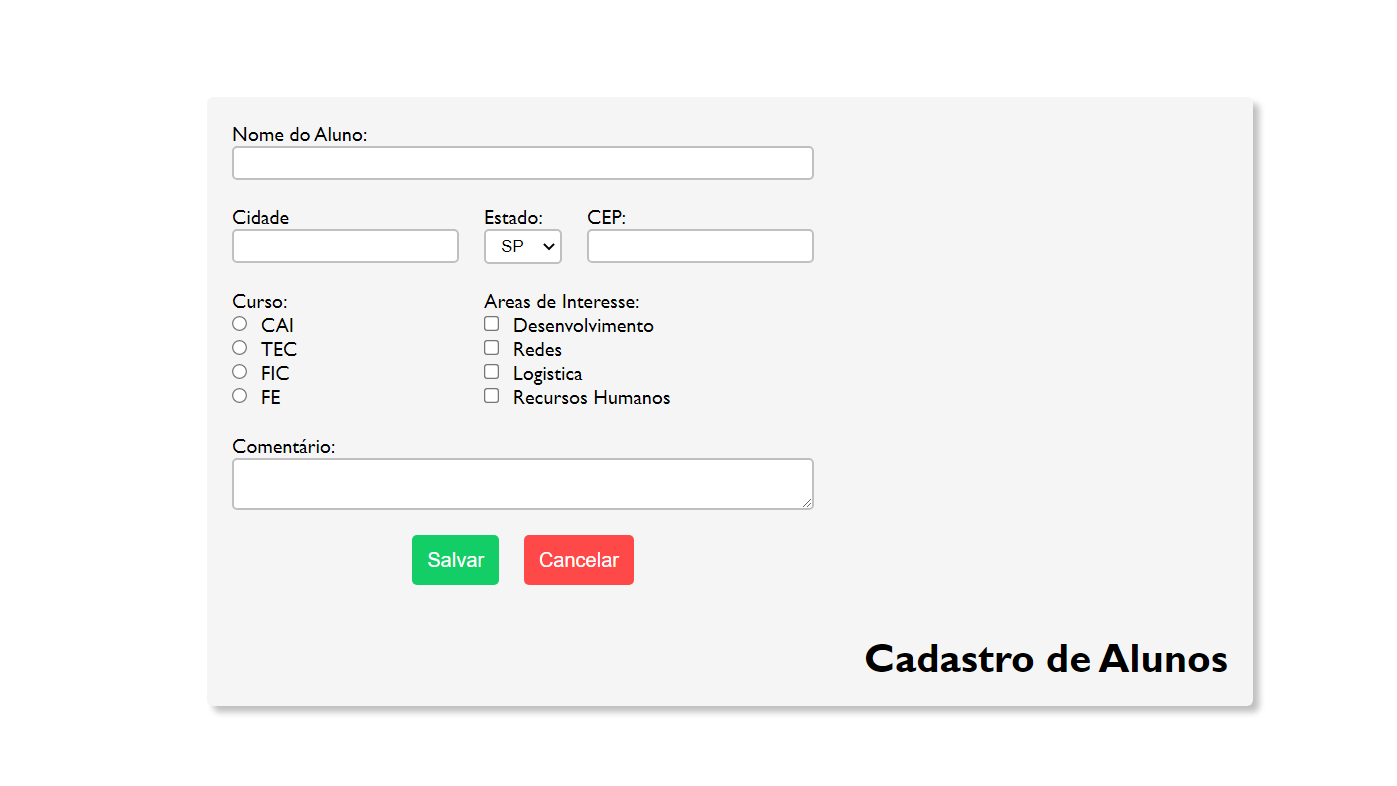 GitHub - Daniel25778/Formulario-HTML-CSS: Formulário de cadastro de alunos.