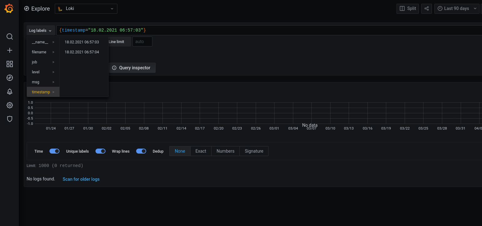 Problem with custom timestamp · Issue #3631 · grafana/loki · GitHub