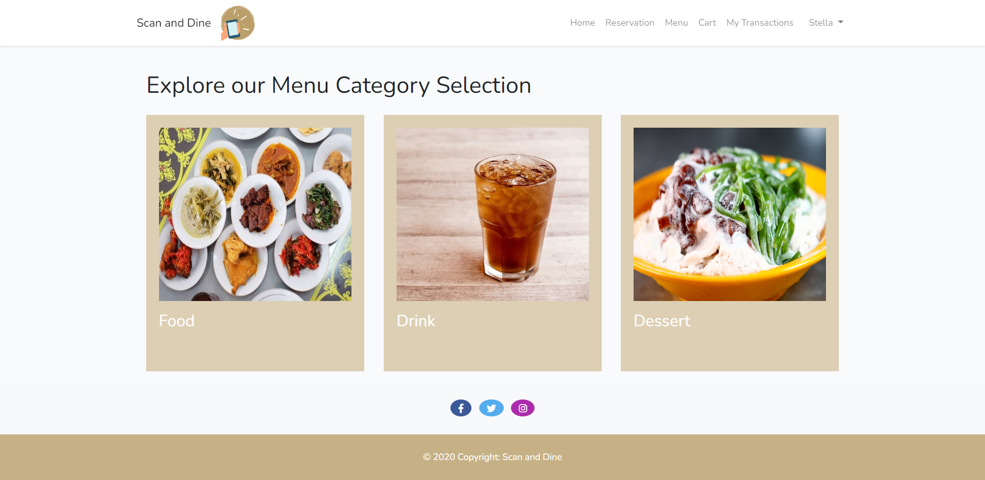 GitHub - stellashania/scan-and-dine: Scan and Dine with Laravel