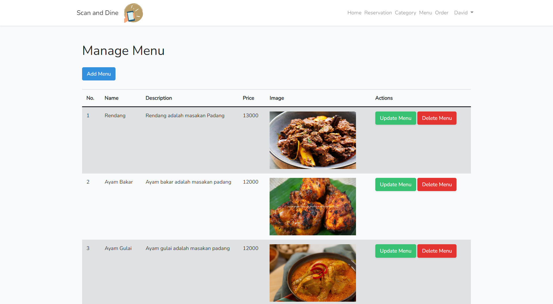 GitHub - stellashania/scan-and-dine: Scan and Dine with Laravel