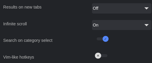 Preferences options aren't consistent. · Issue #1440 · searxng/searxng · GitHub