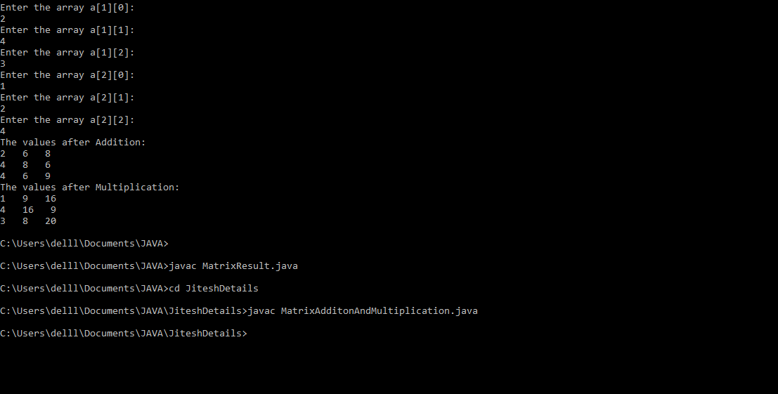 GitHub - jiteshjampa/program-for-matrix-multiplication-and-addition ...