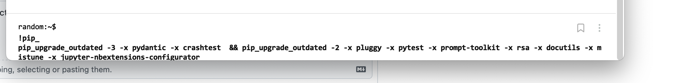 History expansion (!number) should put expanded command into history ...