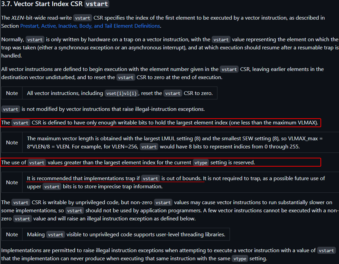 Is there an existing ara bug for vstart CSR? · Issue #237 · pulp-platform/ara · GitHub