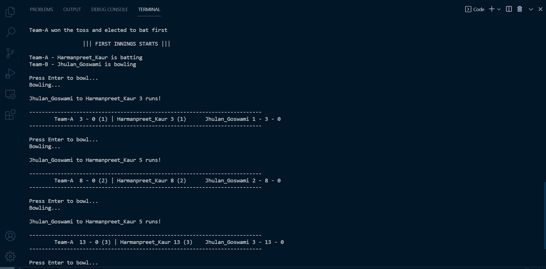 GitHub - manavsiddharthgupta/Virtual-Cricket
