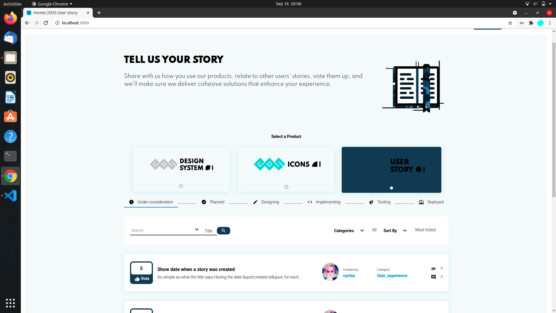 On Click Color Scheme Issue On Home Page · Issue 89 · Eos Uiux Solutionsuser Story · Github