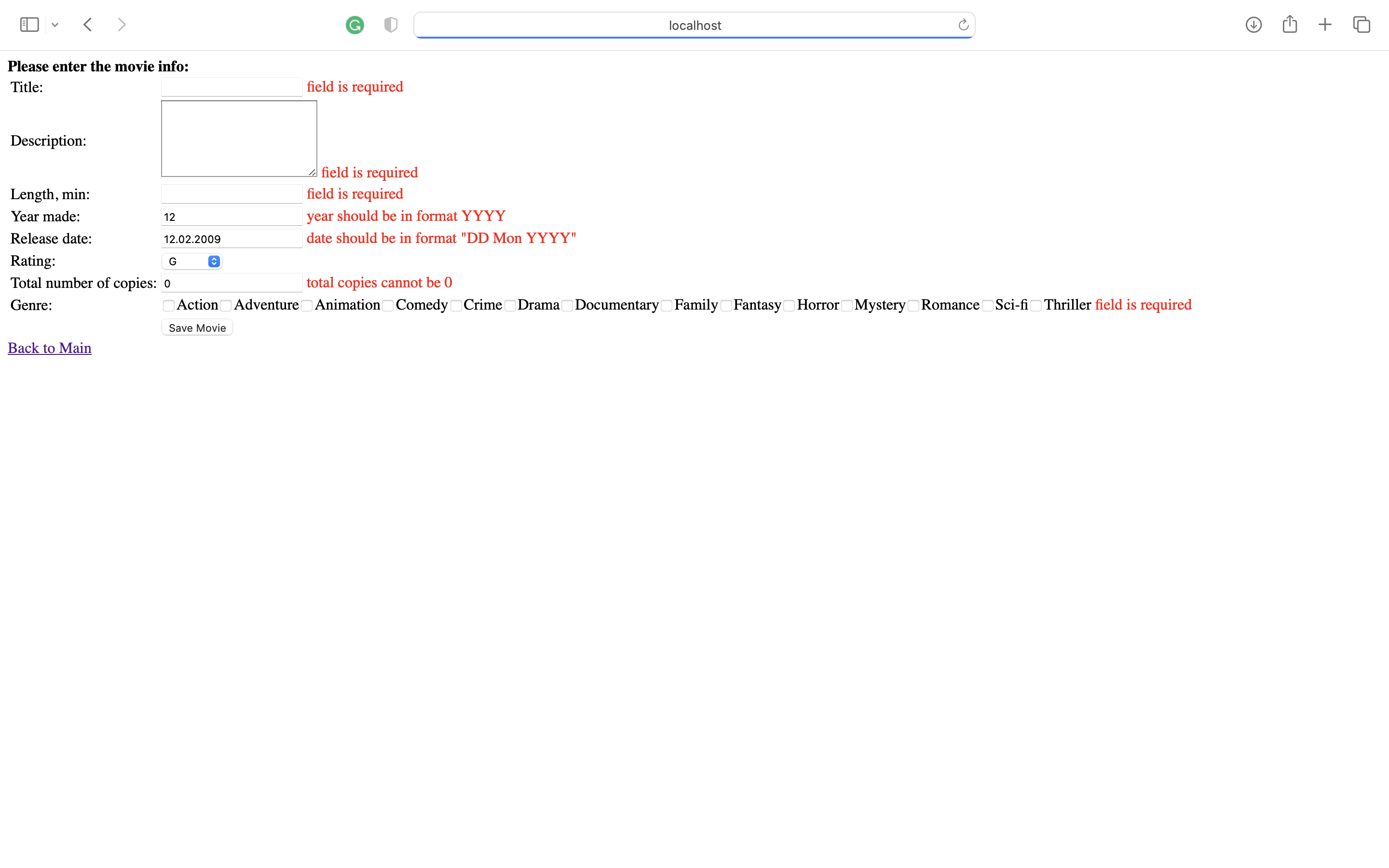 GitHub - adytynenko/Movie-Rental-System: Java, Java Spring Framework, Maven, Hibernate, SQL ...