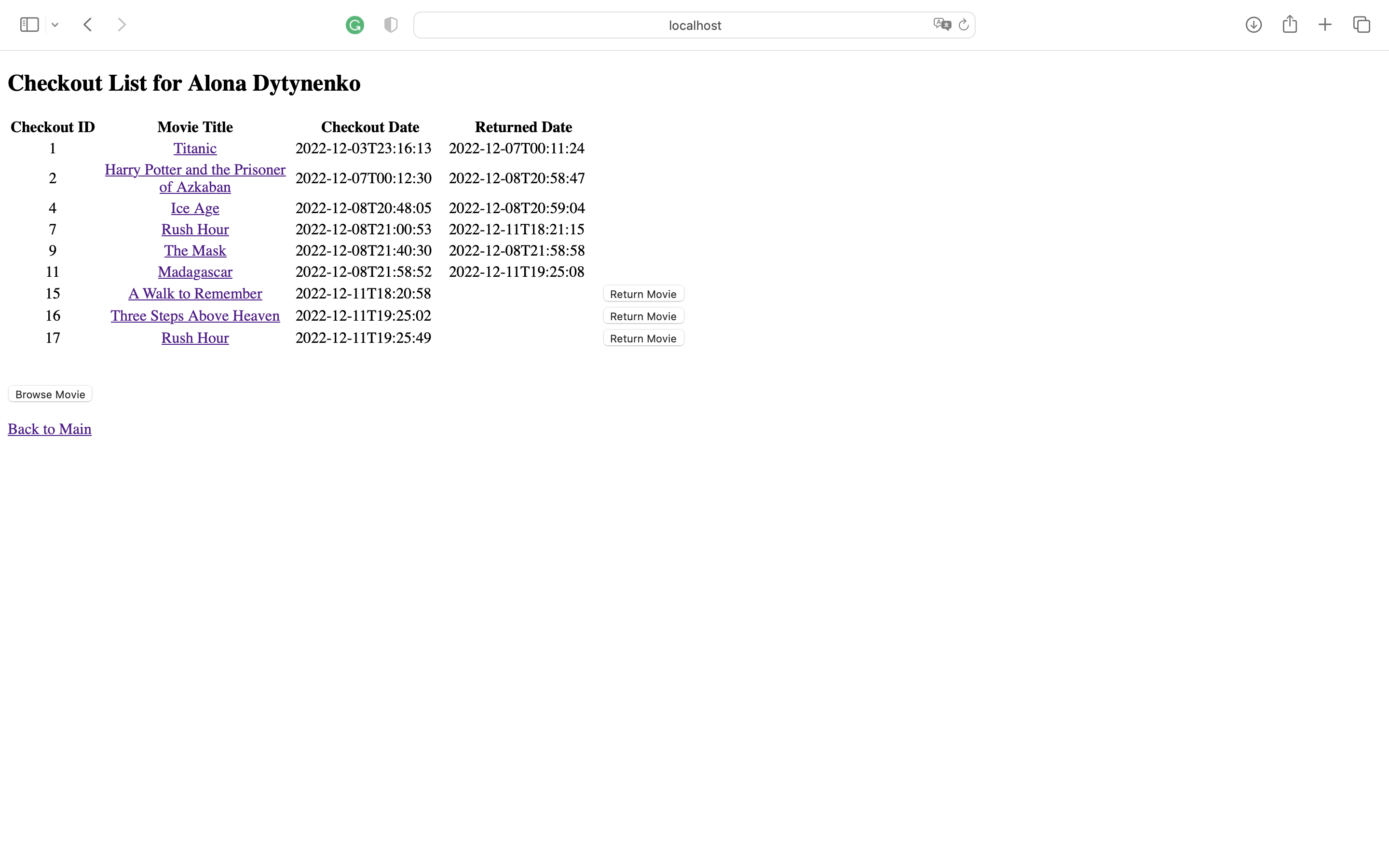 GitHub - adytynenko/Movie-Rental-System: Java, Java Spring Framework ...