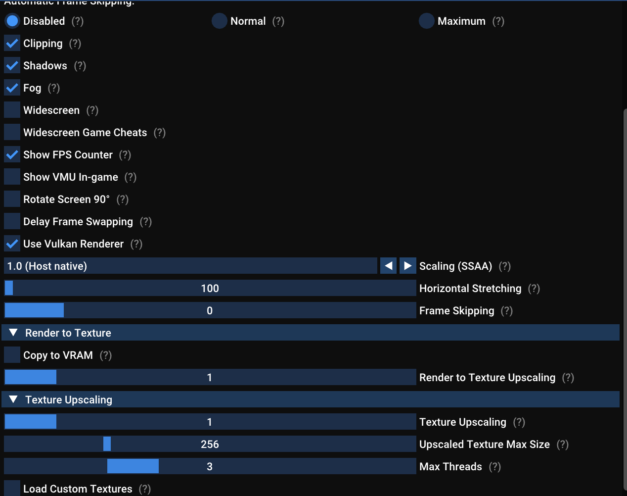 [Graphics/Vulkan] Bootup screen Sammy is Blank and Naomi just has an "O". Full screen "cut up ...