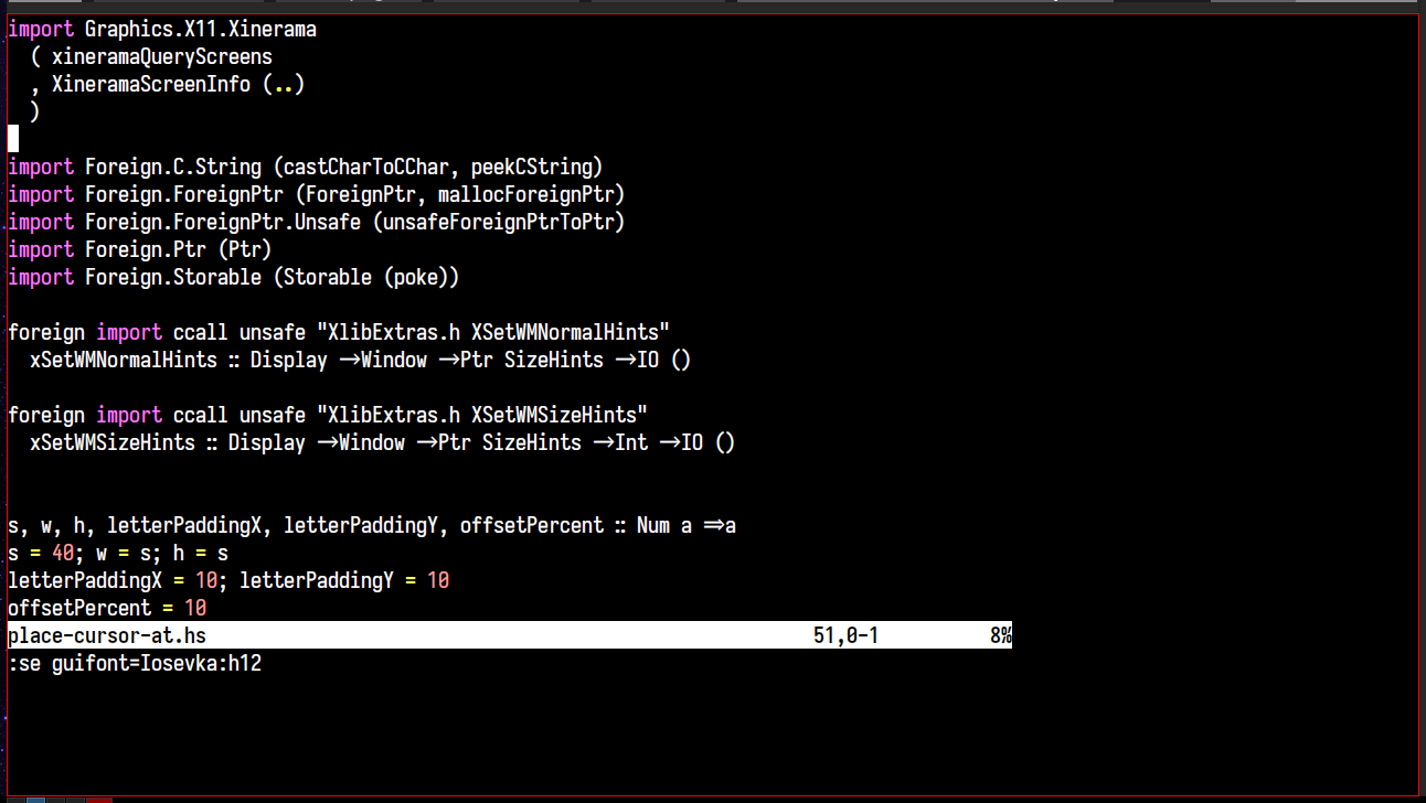 Incorrect window size at start up or after font change · Issue #918 ...