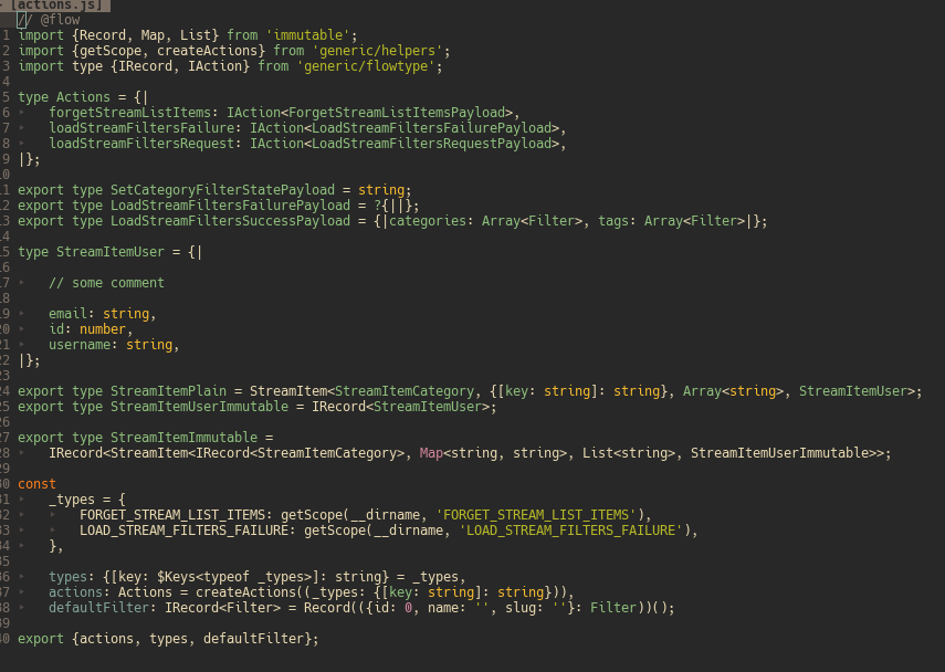 Flowtype Syntax Breaks On Nullable Types · Issue 901 · Panglossvim Javascript · Github 