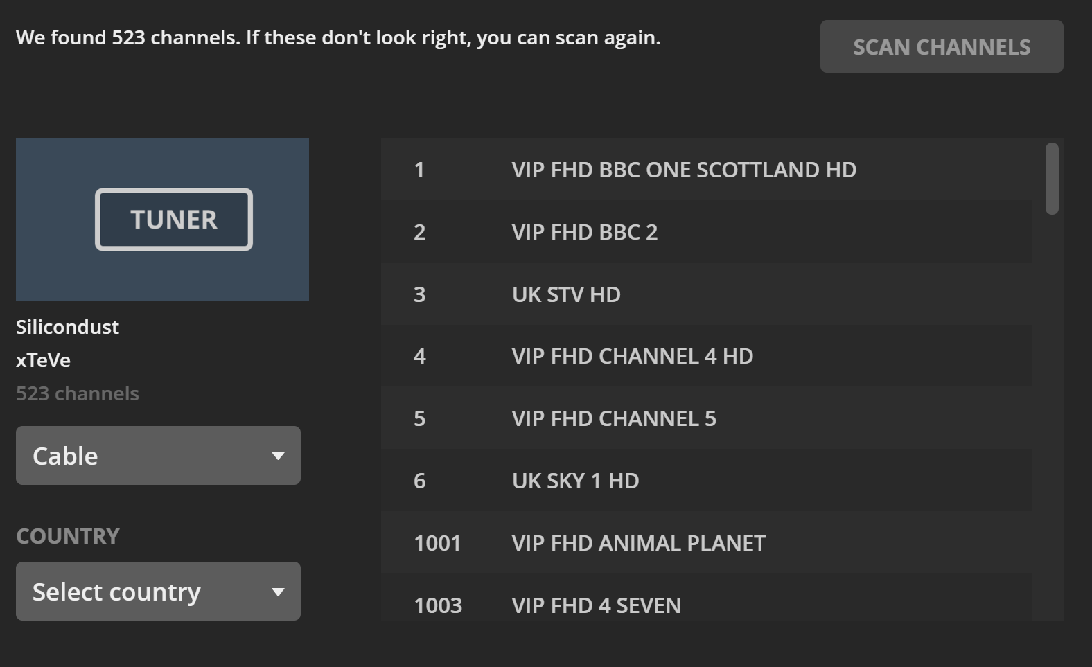 Custom channel numbers not showing in Plex · Issue #62 · xteve-project/xTeVe · GitHub
