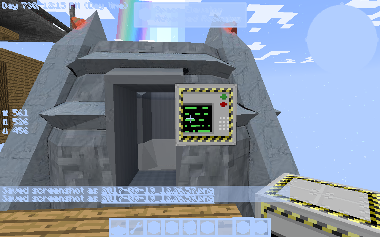 Completed Space Elevator Multiblock causes game to render the skybox background over everything ...