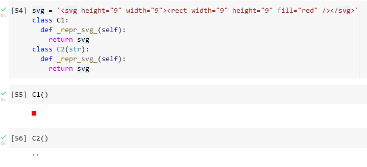 `_repr_svg_` is ignored when the class inherits from `str` · Issue #2973 · googlecolab ...
