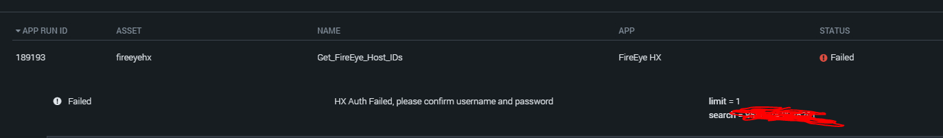 "HX Auth Failed, please confirm username and password" error message · Issue #3 · splunk-soar ...
