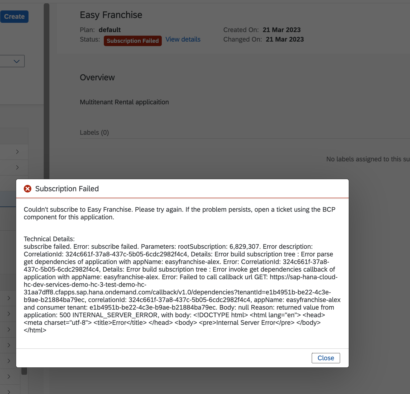 tenant onboard failed · Issue #57 · SAP-samples/btp-cf-multitenant-extension · GitHub