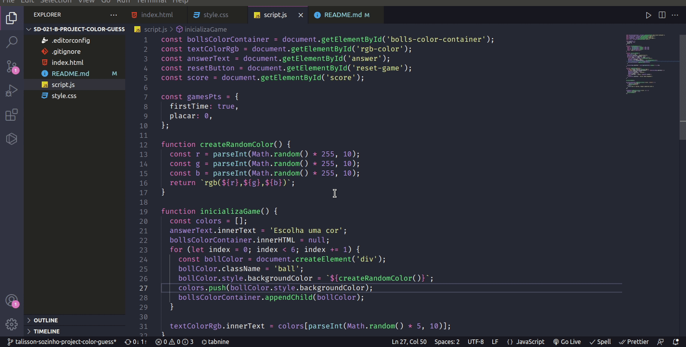 GitHub - Talisson-Sozinho/project-color-guess: This project was made to consolidate my knowledge ...