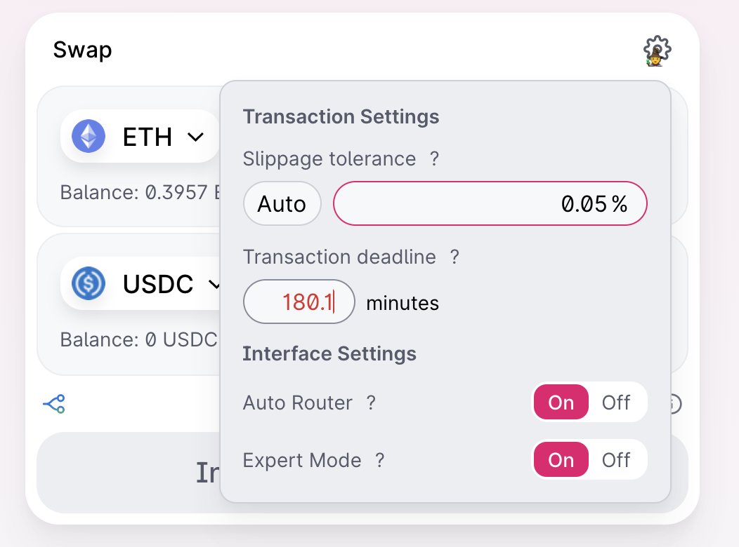 Deadline limited to 180 minutes · Issue #2744 · Uniswap/interface · GitHub