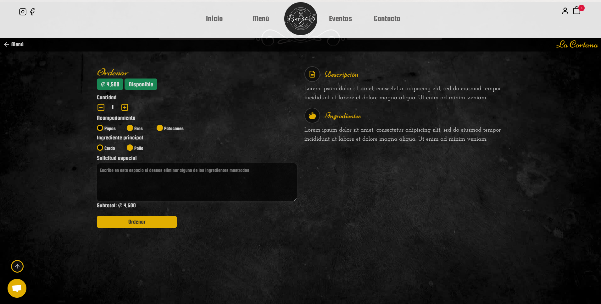 GitHub - JonaVS/BargasFrontend: Website & online ordering platform for a restaurant. :champagne: