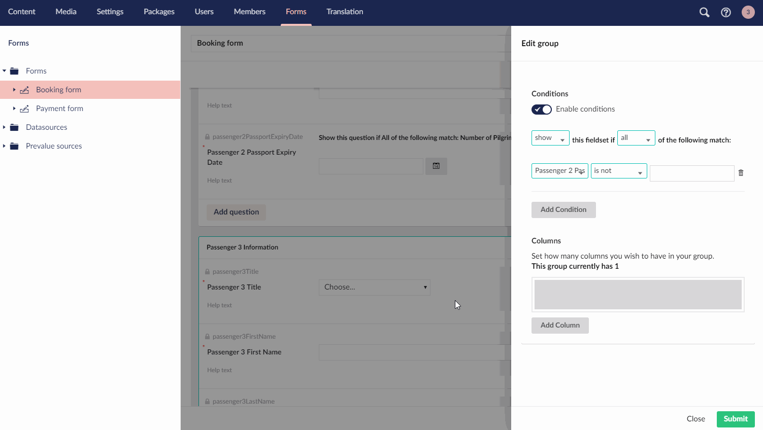 Date Picker selection not validating as matching a field condition · Issue #277 · umbraco ...