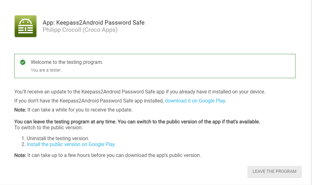 Unable to save database · Issue #1592 · PhilippC/keepass2android · GitHub