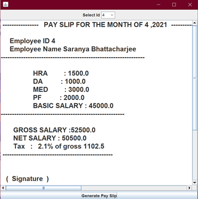 GitHub - saranyab21/Payroll-Management-System: A simple GUI-based ...