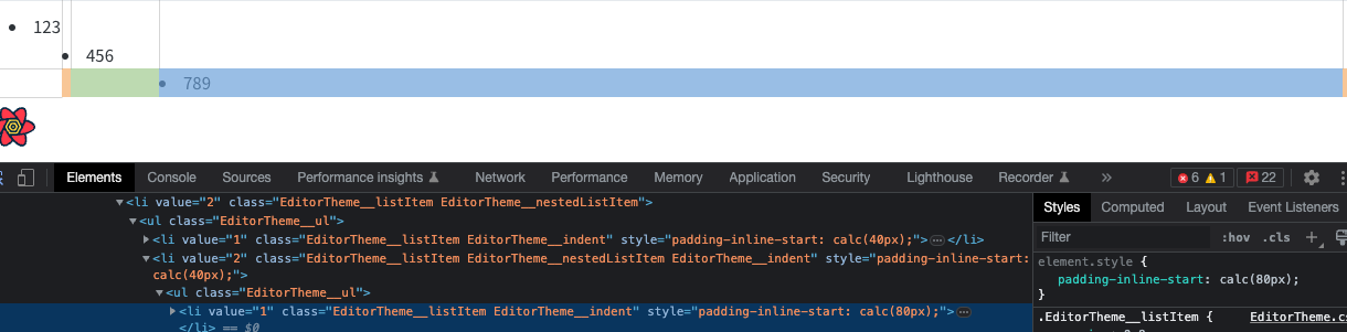 Bug Unnecessary Padding Inline Start In The Nested List · Issue 4328 · Facebooklexical · Github