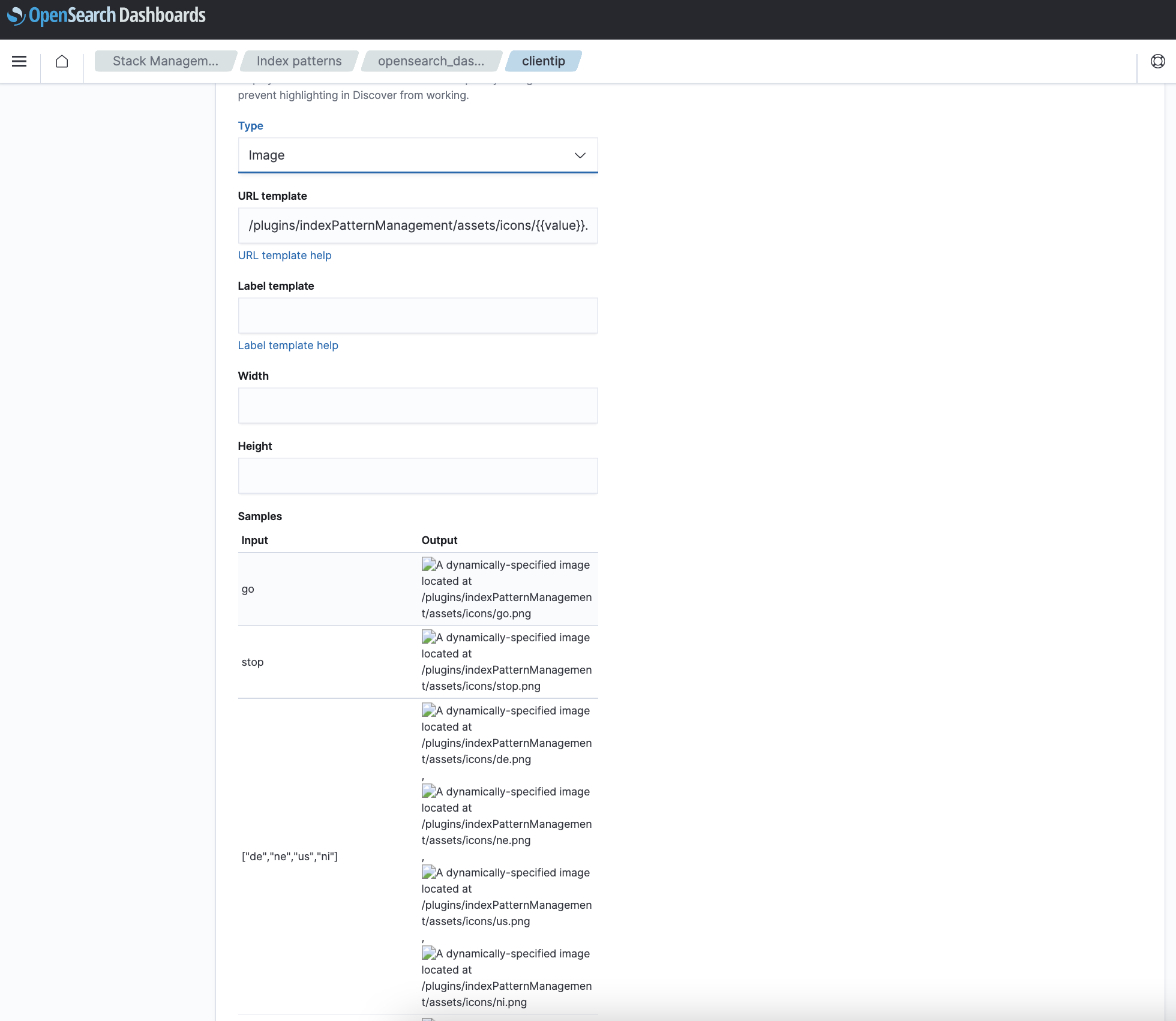 [Index Management][BUG] URL img field format doesn't properly show sample images · Issue #2928 ...