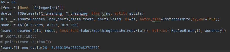 ValueError: Exception occured in `Recorder` when calling event `after_validate`: multi_class ...