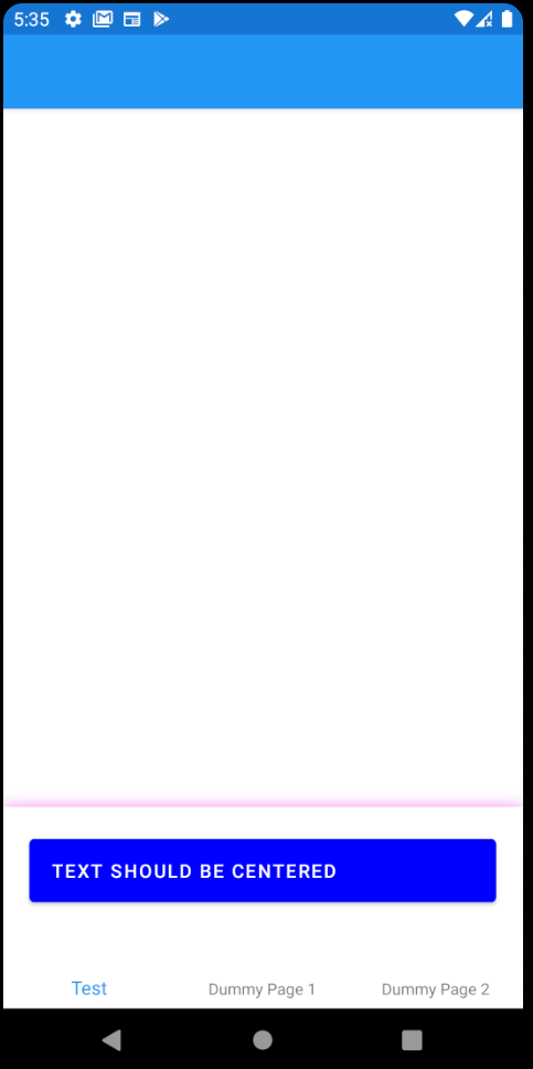 [Bug] Material Button text is sticking to left border after navigation ...