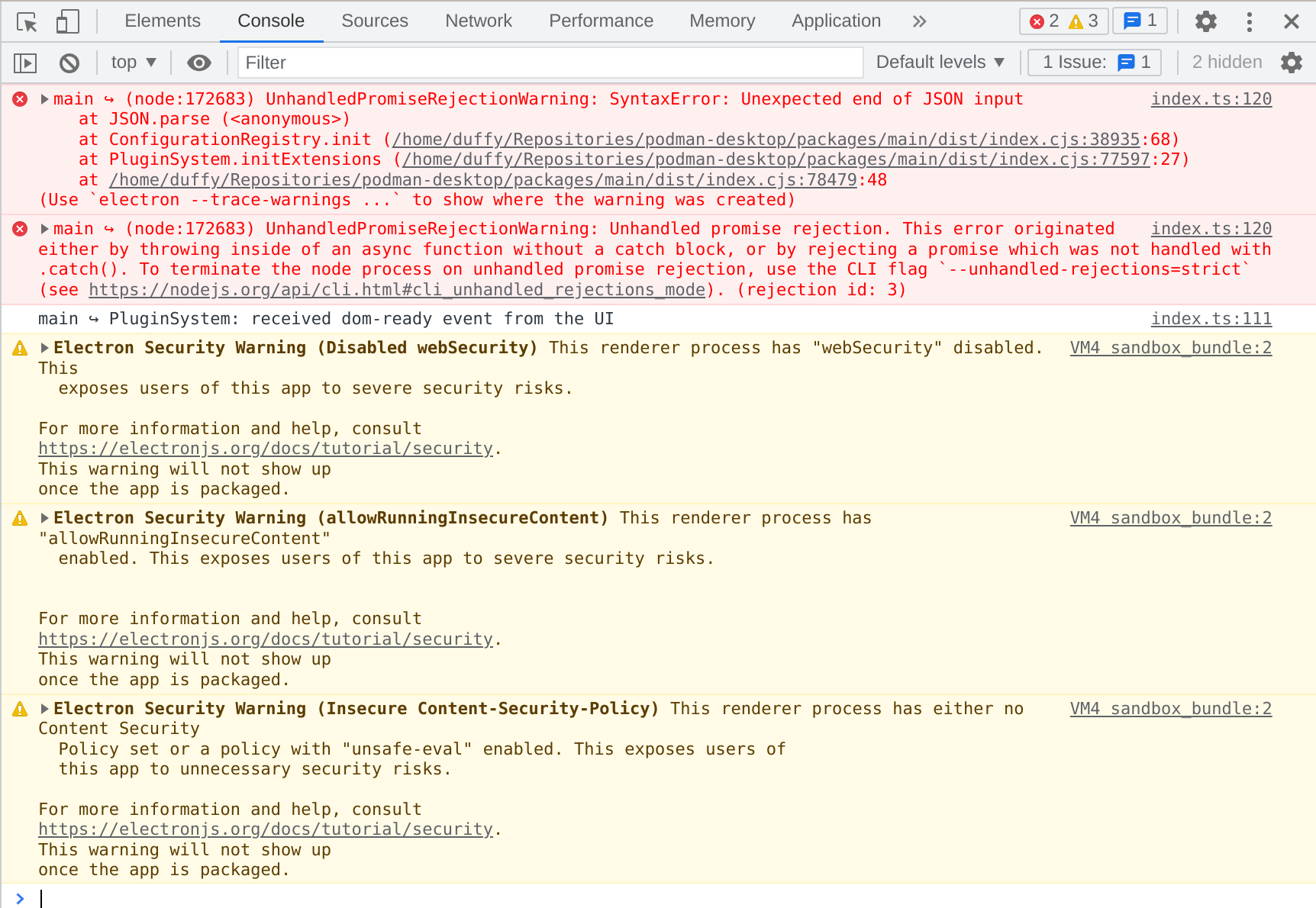 Better Resiliency For Corrupted Config File · Issue 1728 · Containerspodman Desktop · Github 