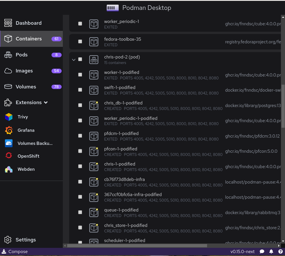 Wrapping issues with ports in container list · Issue #2172 · podman-desktop/podman-desktop · GitHub