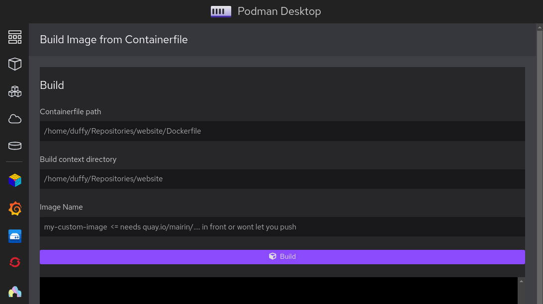 Improve instructions on build image form to better enable pushing ...