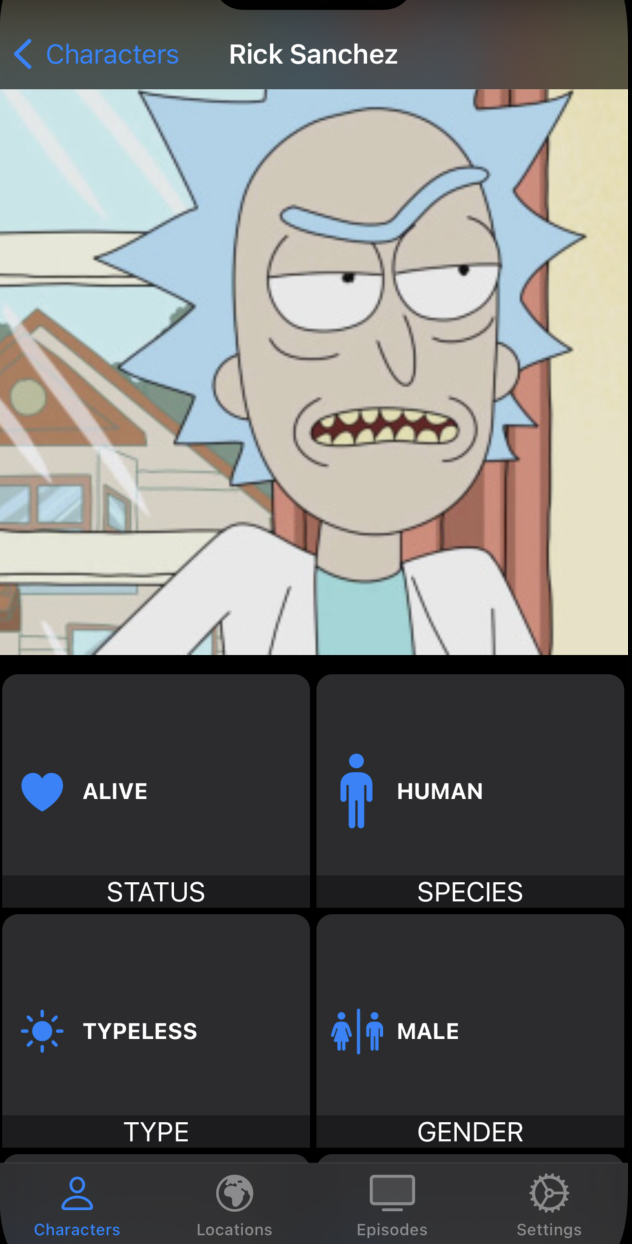 GitHub - abdulkerimcan/RickAndMortyApp: Rick and Morty App with MVVM