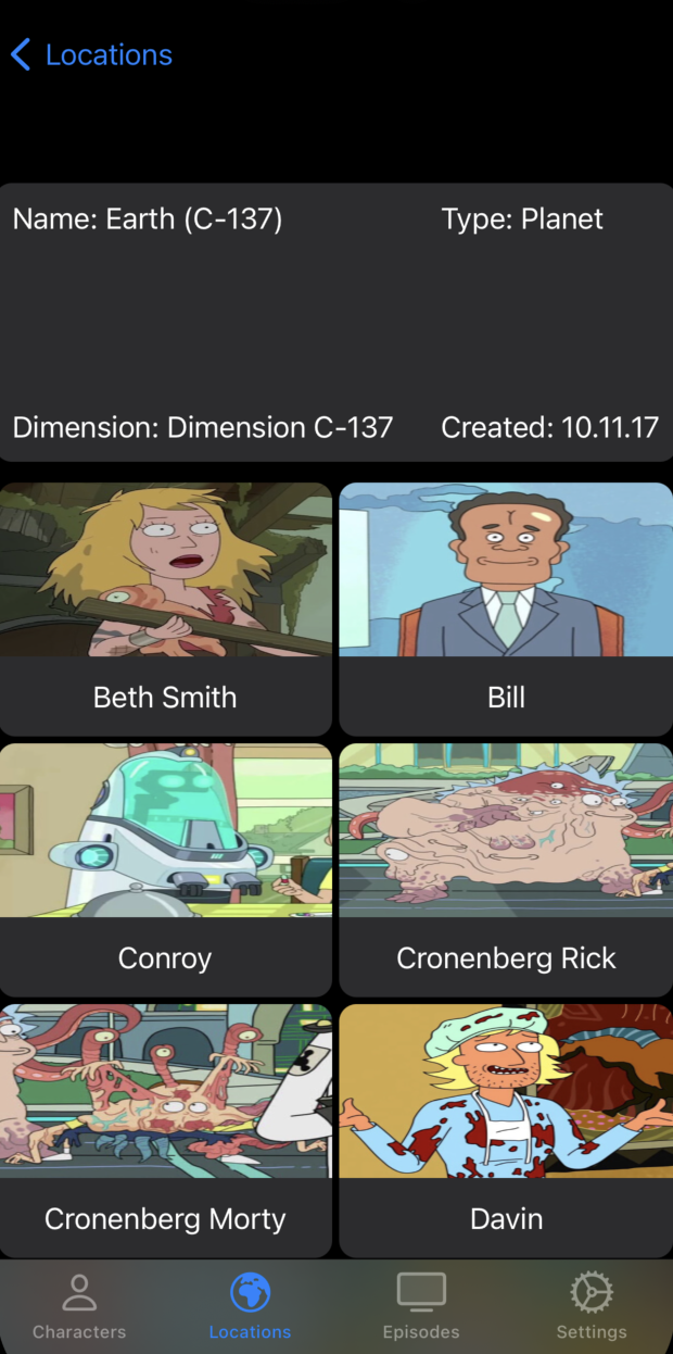 GitHub - abdulkerimcan/RickAndMortyApp: Rick and Morty App with MVVM