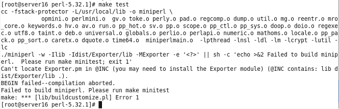 Cant Install Perl5321 Failed To Build Miniperl · Issue 18663 · Perlperl5 · Github 