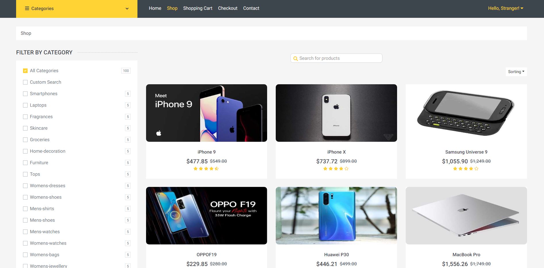 Github Agamy5280 E Commerce Website