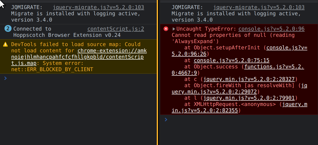 Cannot read property 'AlwaysExpand' of null · Issue #17620 · phpmyadmin ...