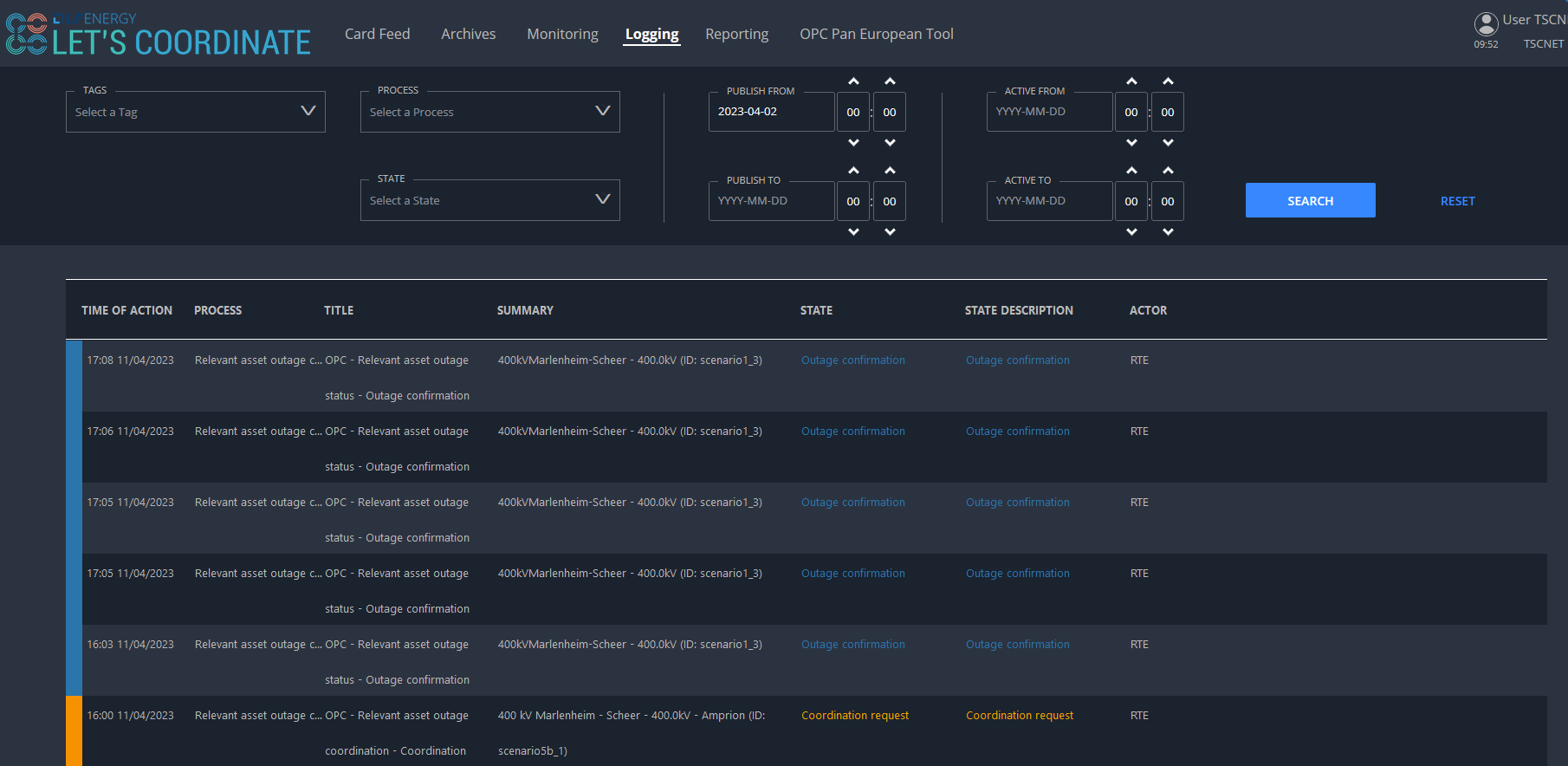 Column Width In Logging Screen Opfab 3 13 1 Release · Issue 4399 · Opfab Operatorfabric Core