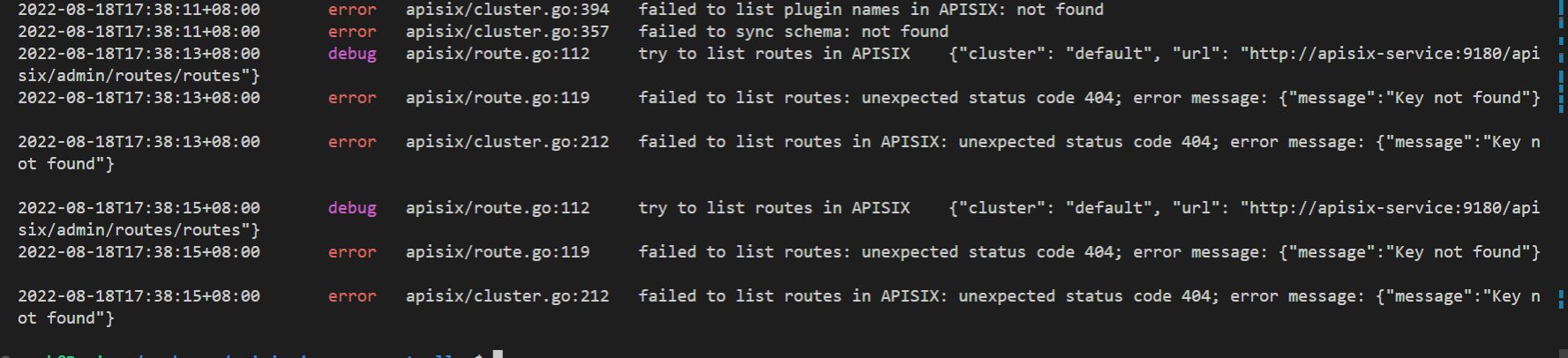 request help: unexpected status code 404 · Issue #1248 · apache/apisix-ingress-controller · GitHub