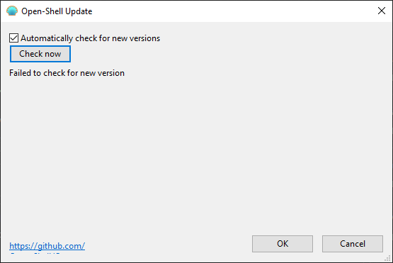 Open-Shell Update doesn't work · Issue #197 · Open-Shell/Open-Shell-Menu · GitHub