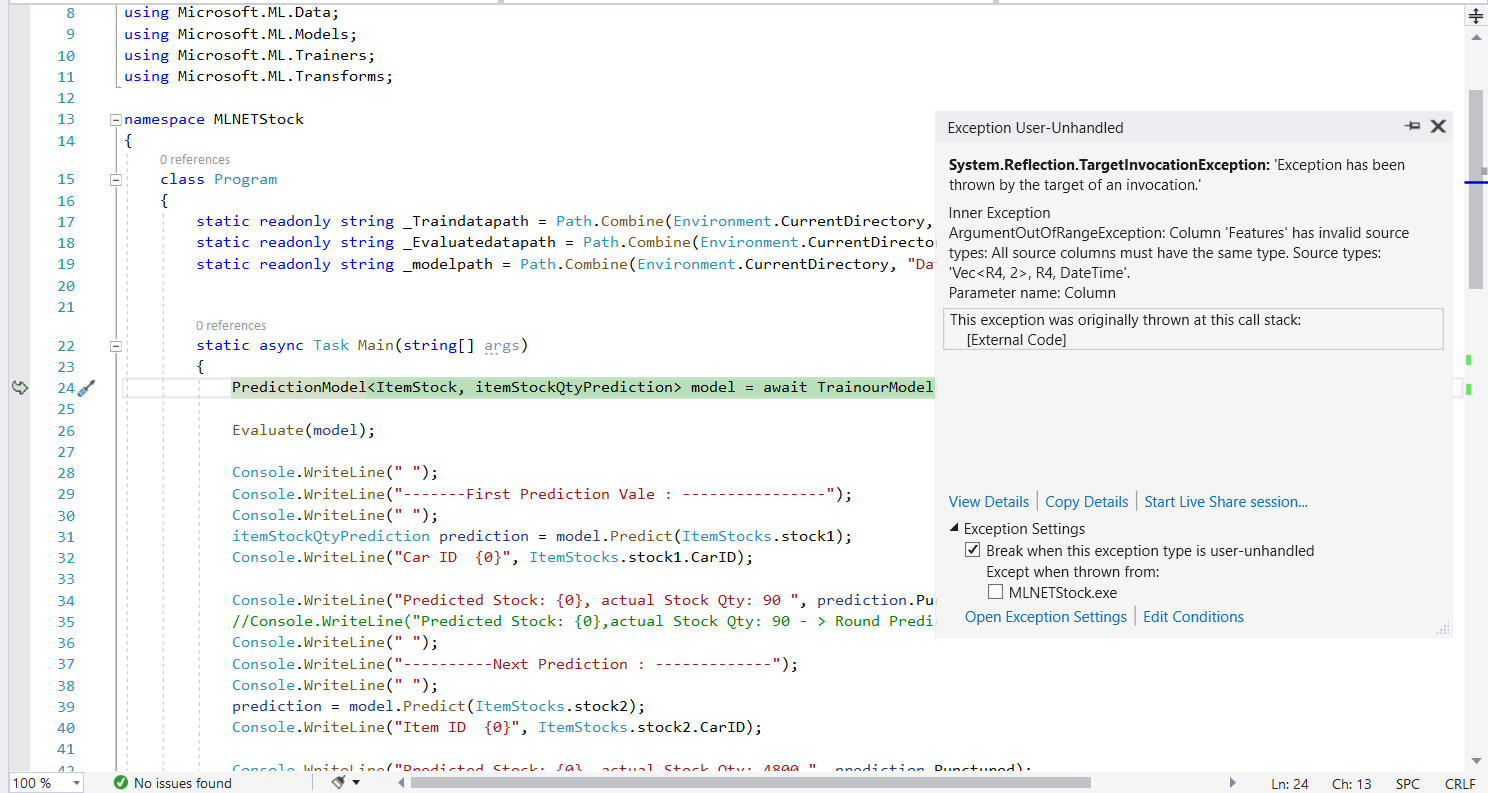 How to Add Date column in the Input Class · Issue #4980 · dotnet/machinelearning · GitHub