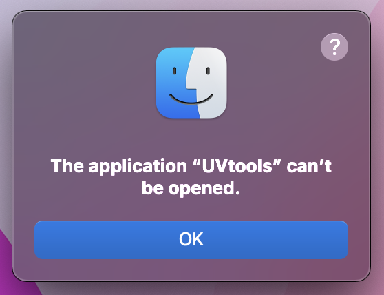 ARM version doesn't open on M1 Mac -V3.1 · Issue #437 · sn4k3/UVtools · GitHub