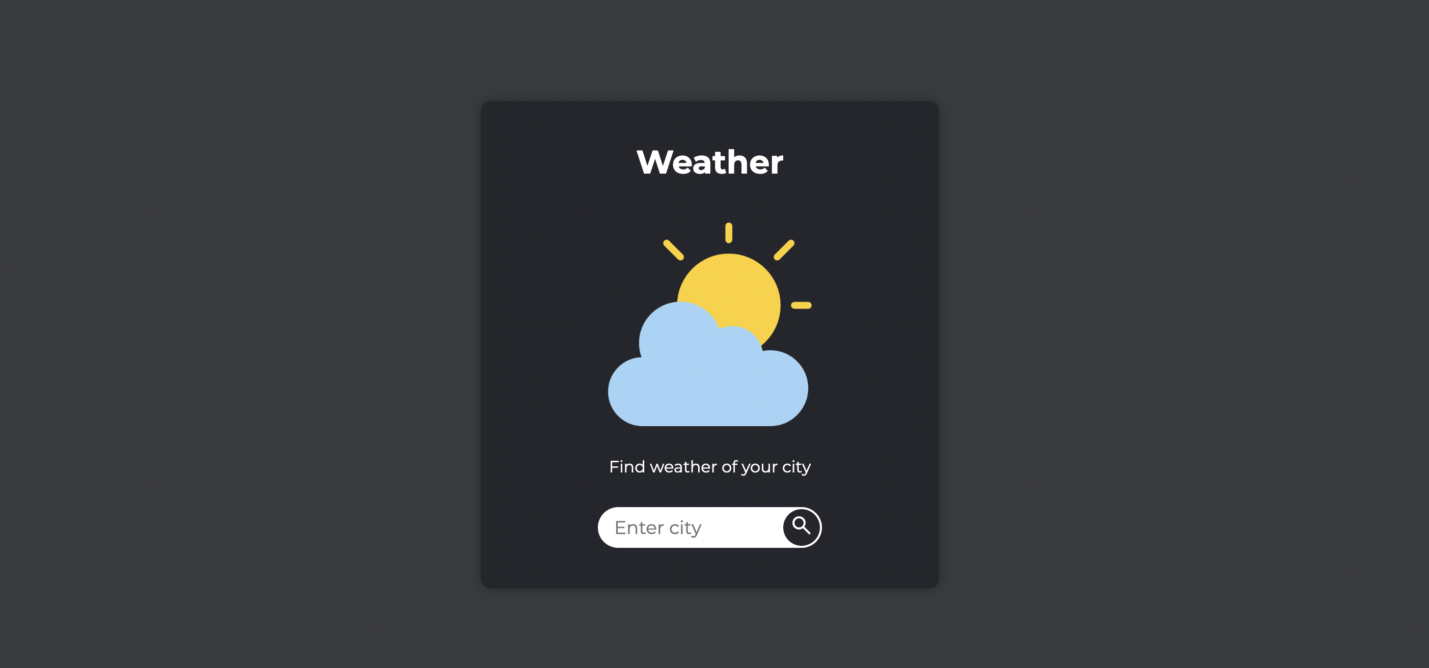 GitHub - nikhyl06/weather-app
