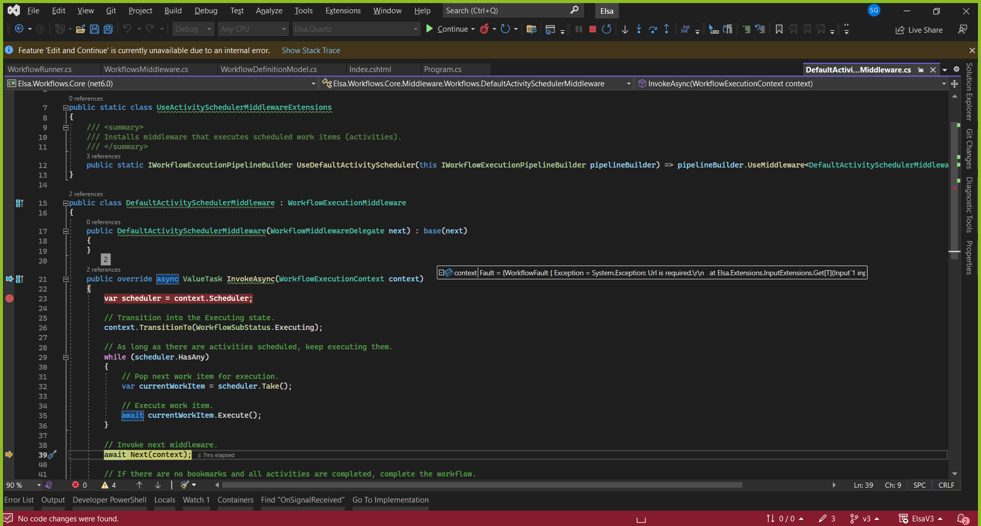 WorkFlow Invoking is not working · Issue #3706 · elsa-workflows/elsa-core · GitHub