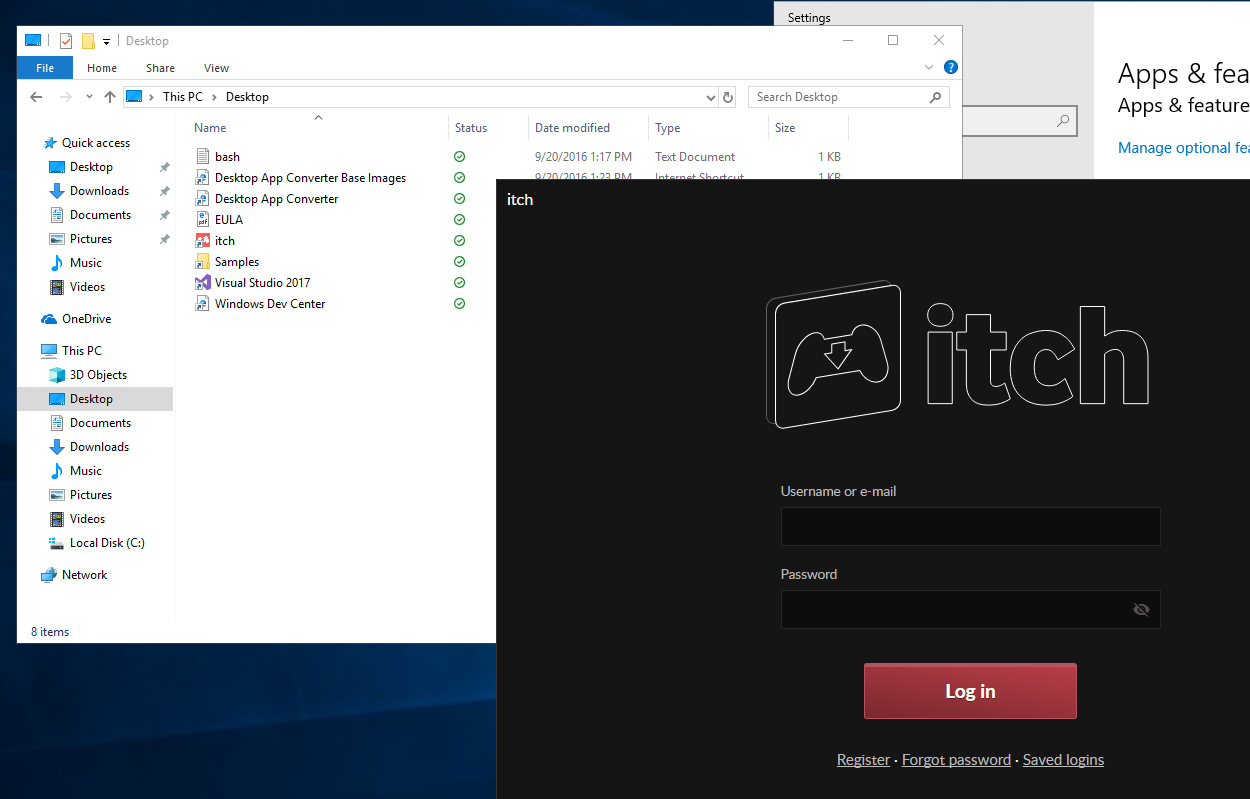 itch-setup with Desktop on OneDrive · Issue #2170 · itchio/itch · GitHub