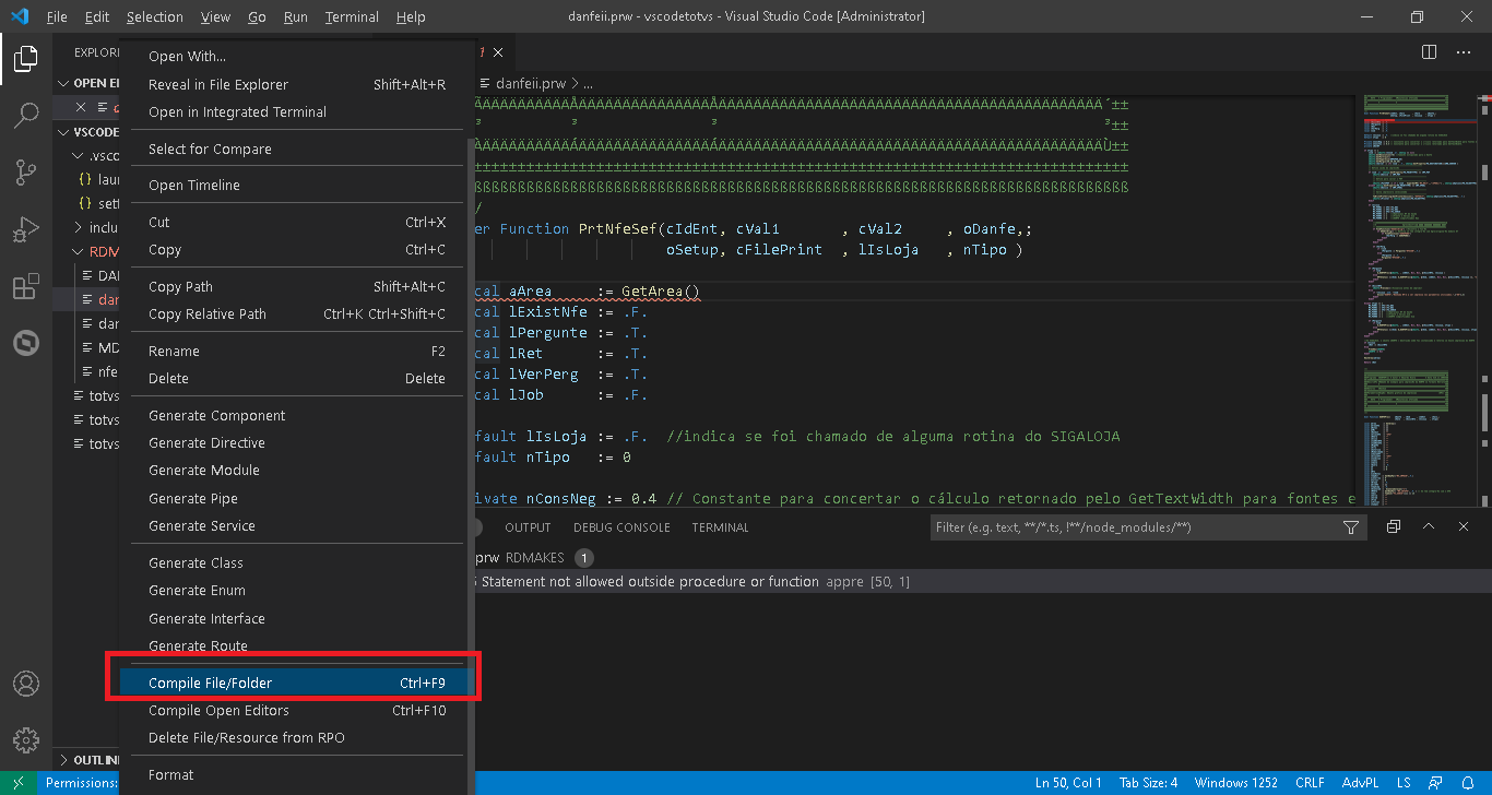 Erro ao compilar rdmakes - C2006 - Statement not allowed outside procedure or function · Issue ...